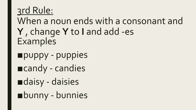 Rules in Forming Plural Nouns | PPTX