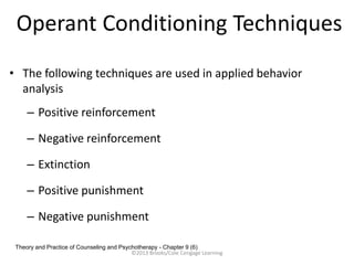 behavior therapy/ teori tingkah laku | PPTX