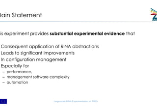 Large-scale Experimentation with Network Abstraction for Network Configuration Management | PPT