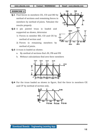6. trusses | PDF | Physics | Science