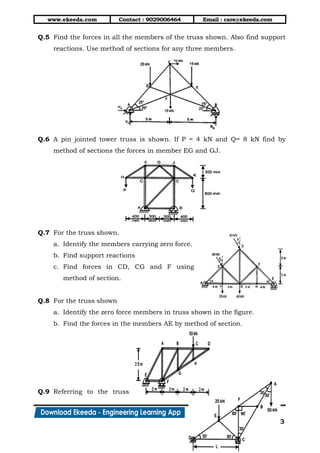 6. trusses | PDF | Physics | Science