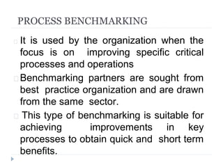 6. benchmarking pgp1 | PPT | Business Operations | Business