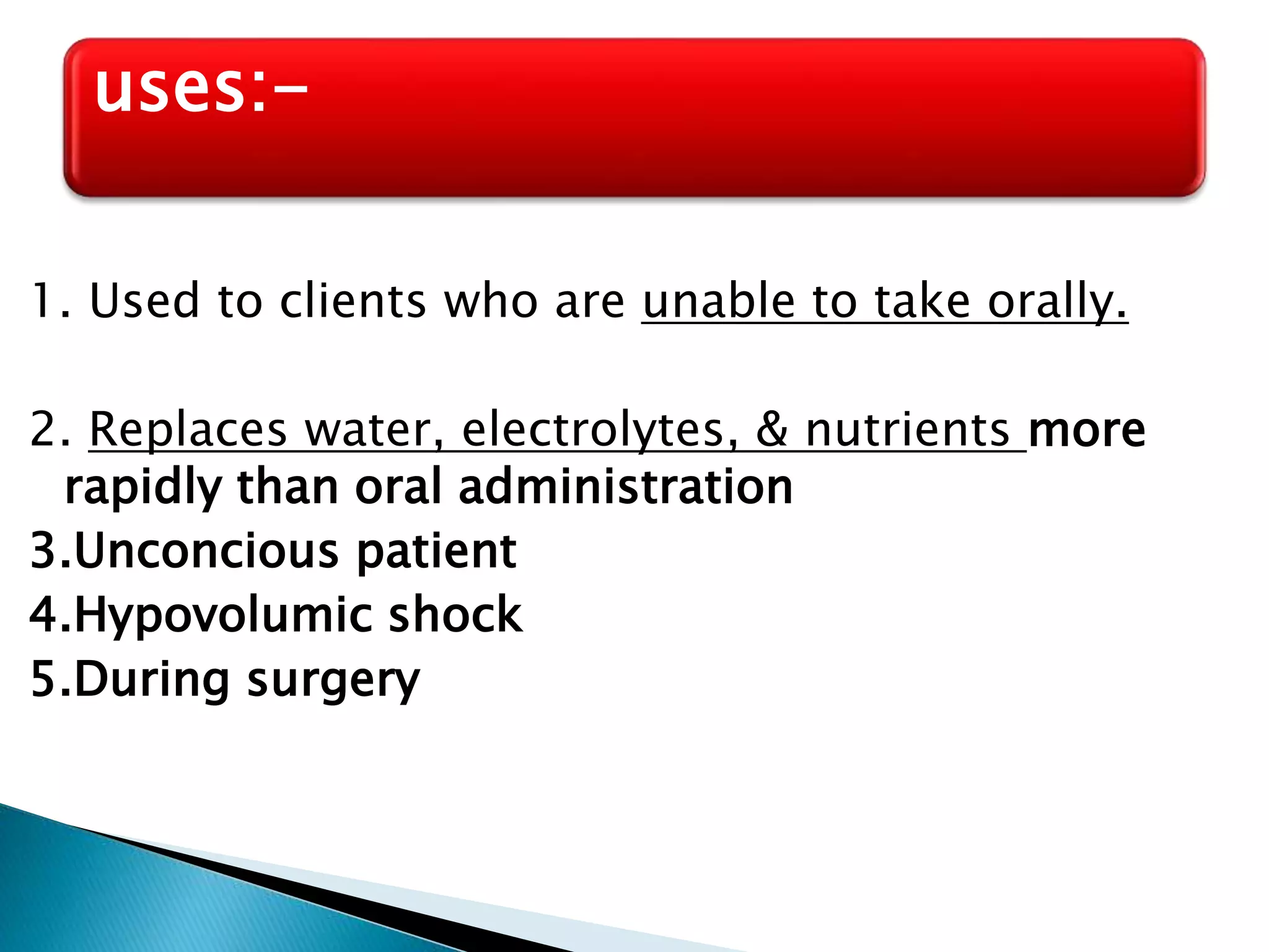 Intravenous therapy | PPTX