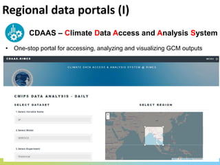 6.1.1 Methodologies for climate rational for adaptation- CC Projections ...