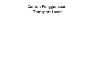Transport layer | PPT