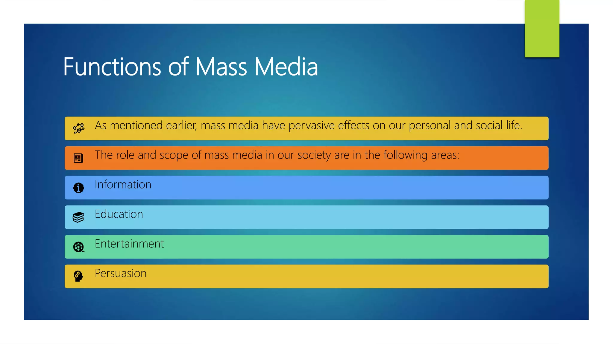 1. Mass communication | PPTX