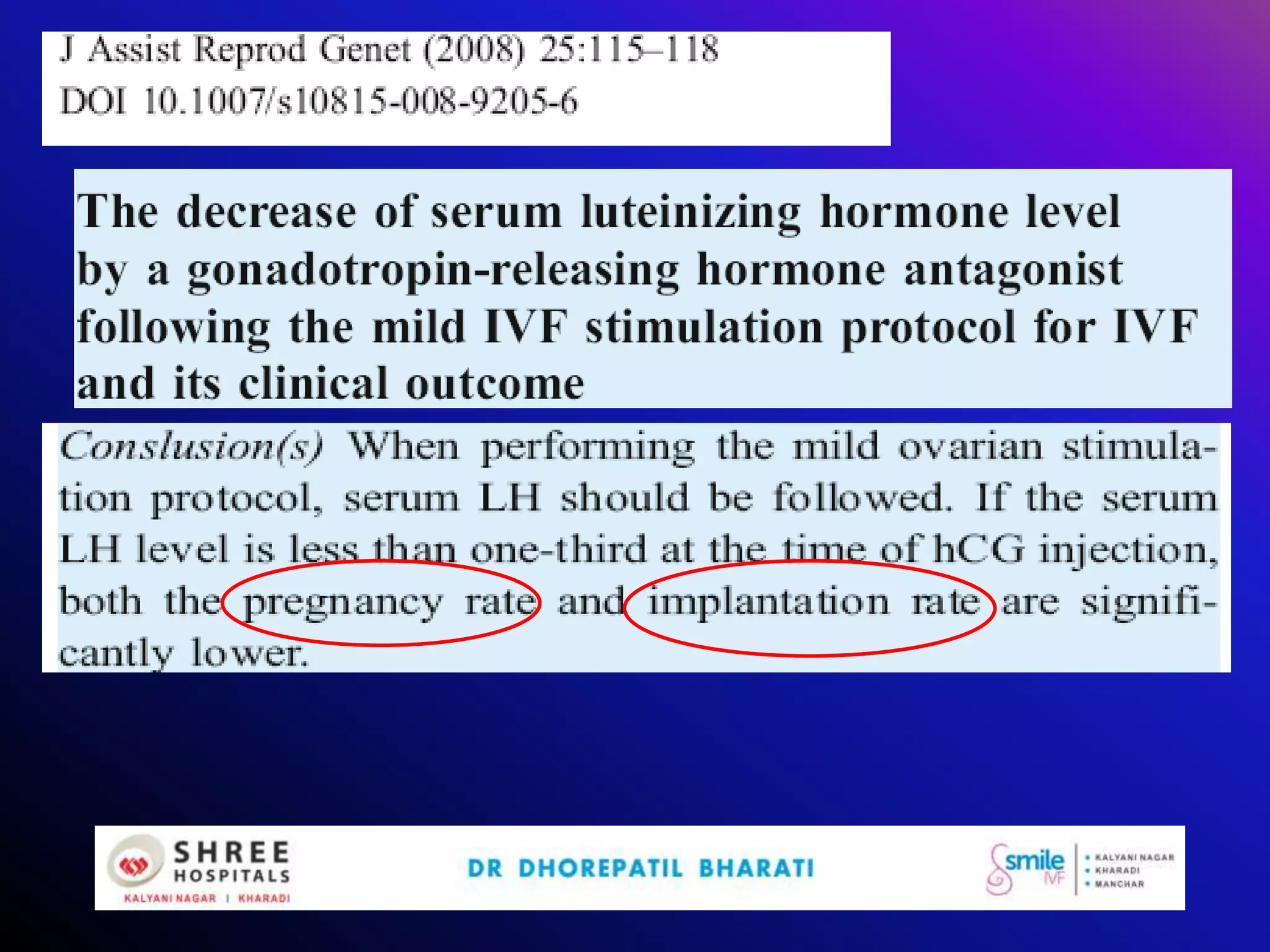 Ovulation Stimulation Protocols for IUI | PPTX
