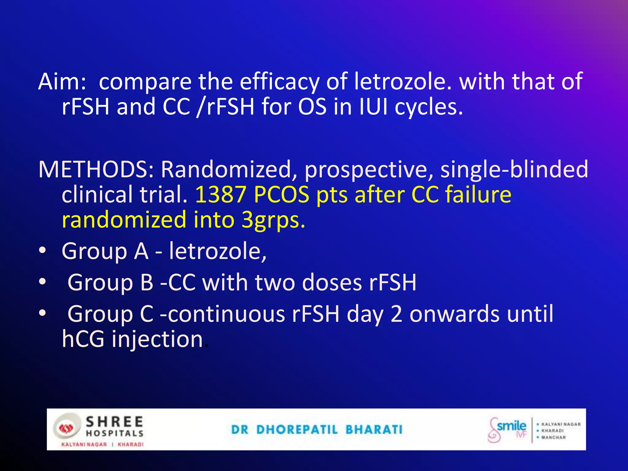 Ovulation Stimulation Protocols for IUI | PPTX
