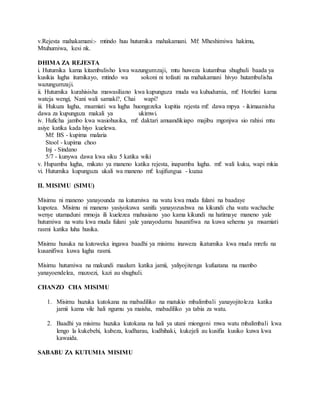 UTUMIZI WA LUGHA | DOCX