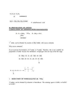 ORGANIC CHEMISTRY 1.2- AMINES | PDF