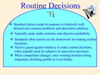 6. Fundamentals of decision making | PPTX