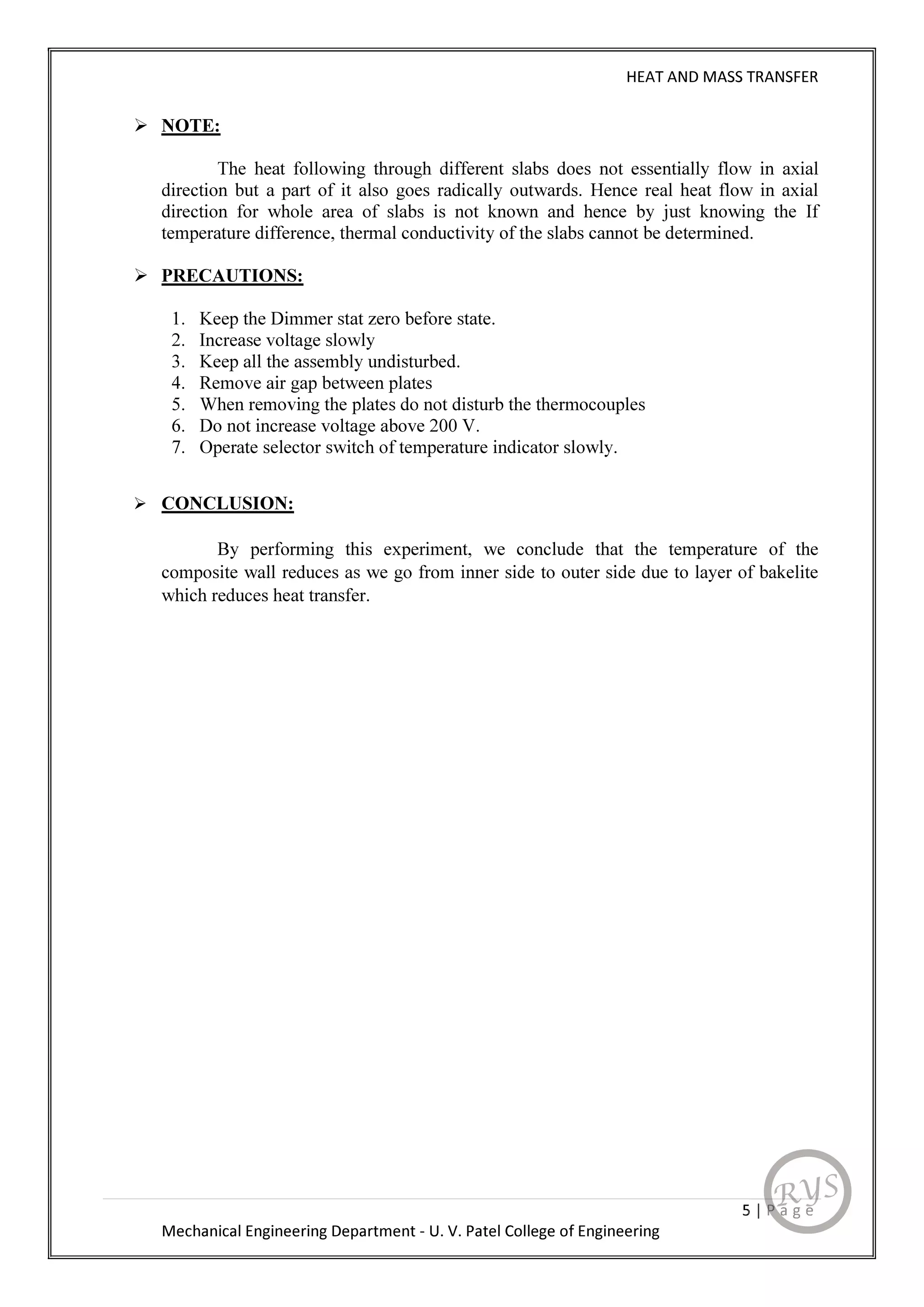 Heat and Mass Transfer Practical Manual (C Coded) | PDF | Free Download