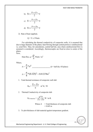 Heat and Mass Transfer Practical Manual (C Coded) | PDF