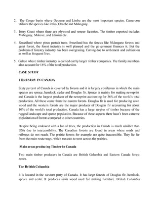 REGIONAL FOCAL STUDIES -5.5 SUSTAINABLE USE OF FORESTRY | DOCX