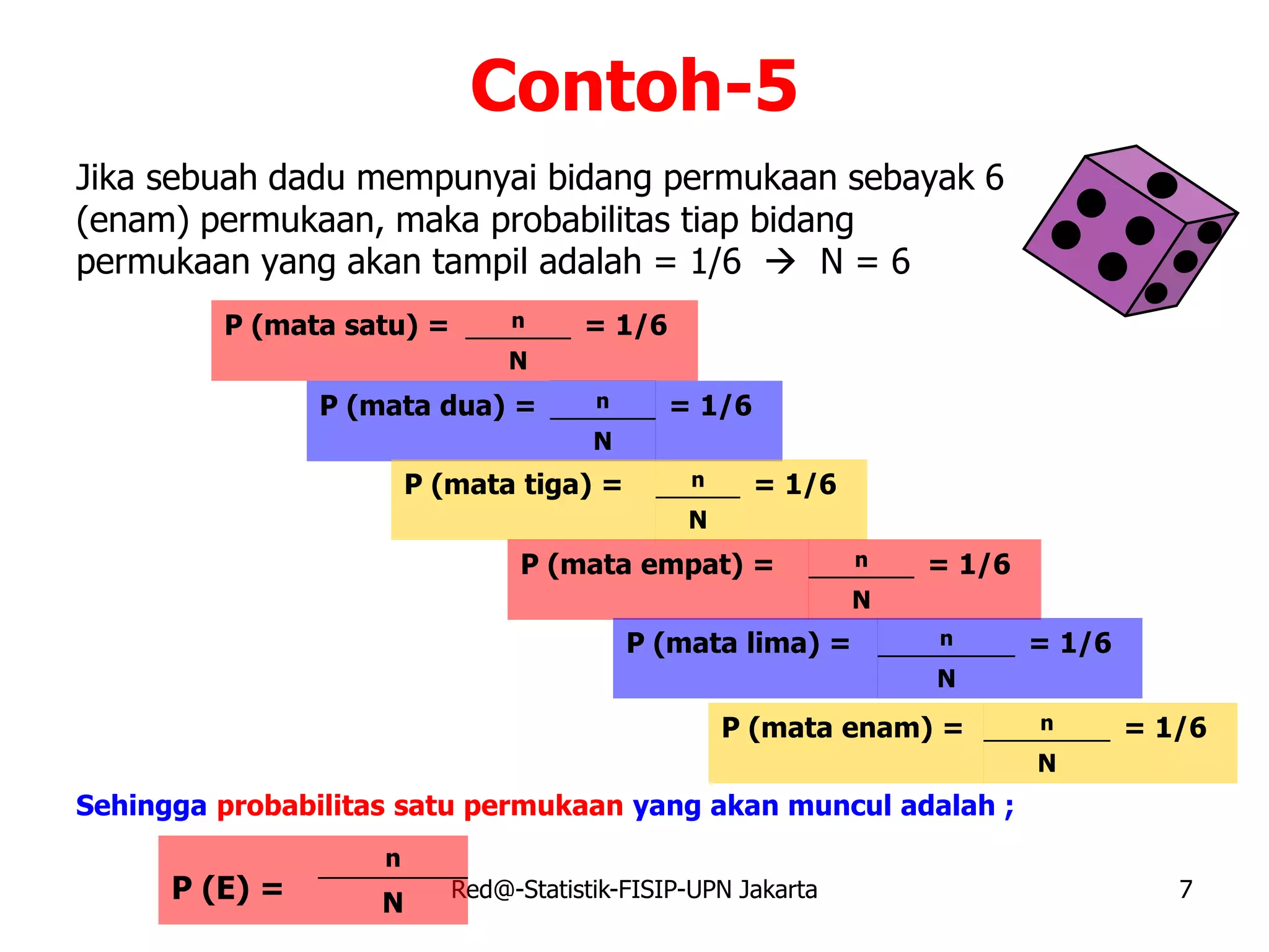 6.konsep probabilitas | PPTX