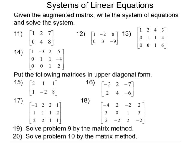 6.1 system of linear equations and matrices t