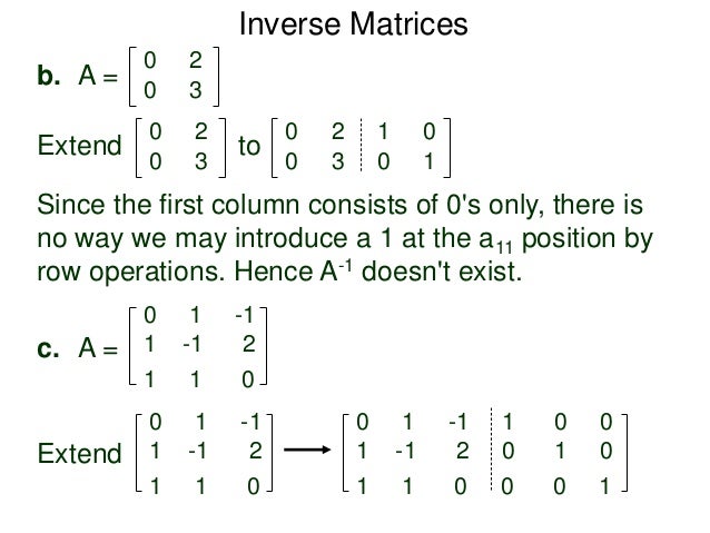 6.4 inverse matrices t