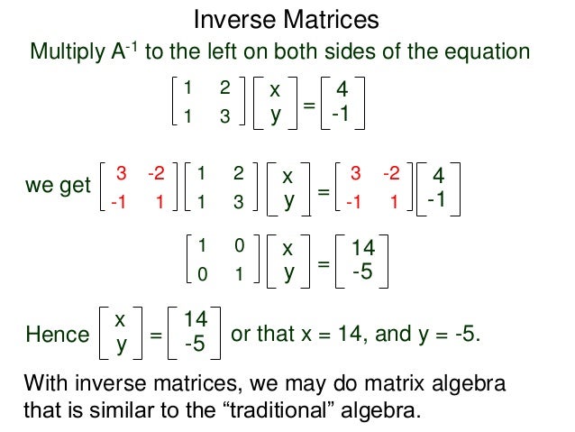 6.4 inverse matrices t