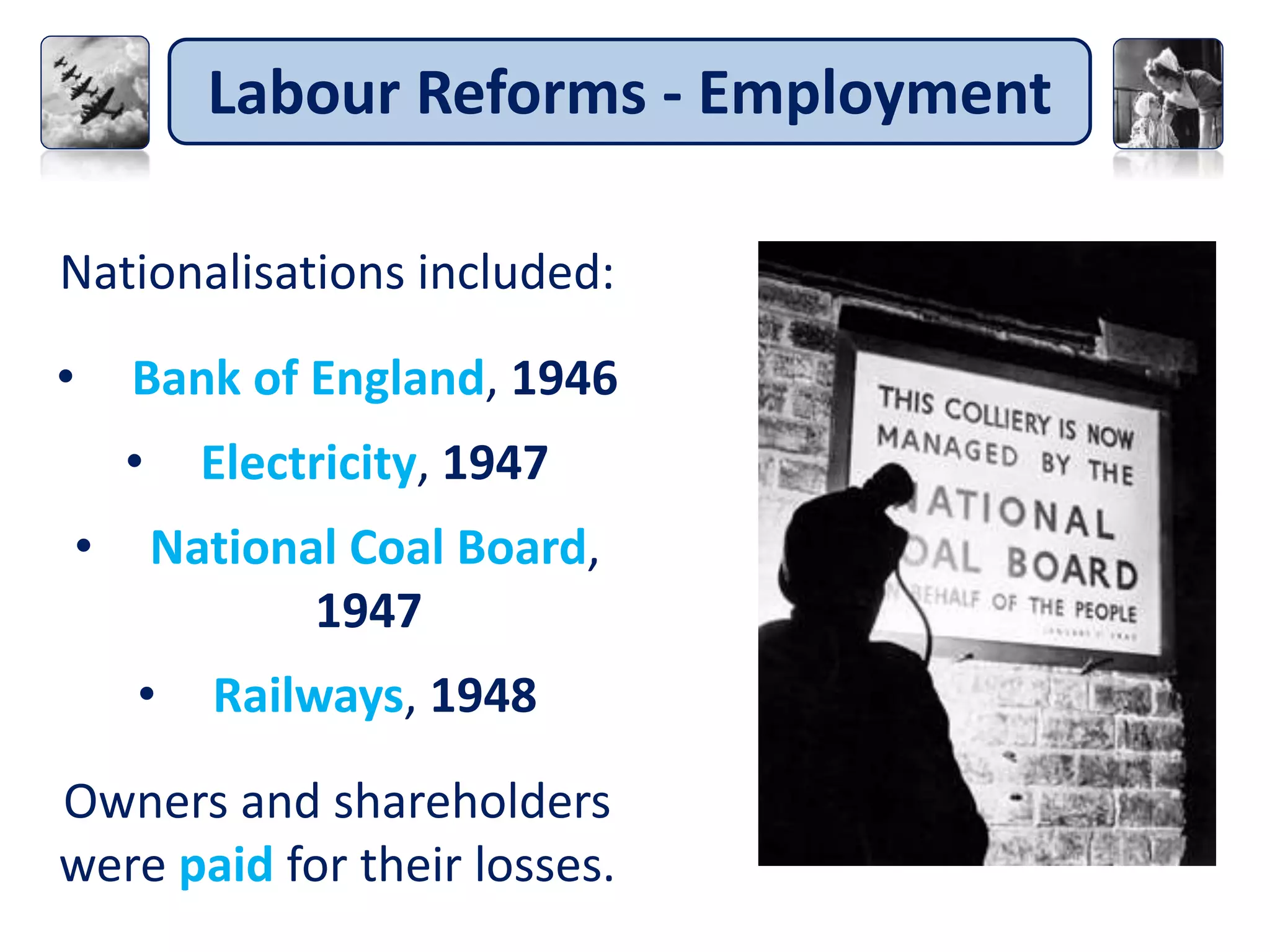 Making of Modern Britain 1880-1951 - labour reforms (employment) | PPTX