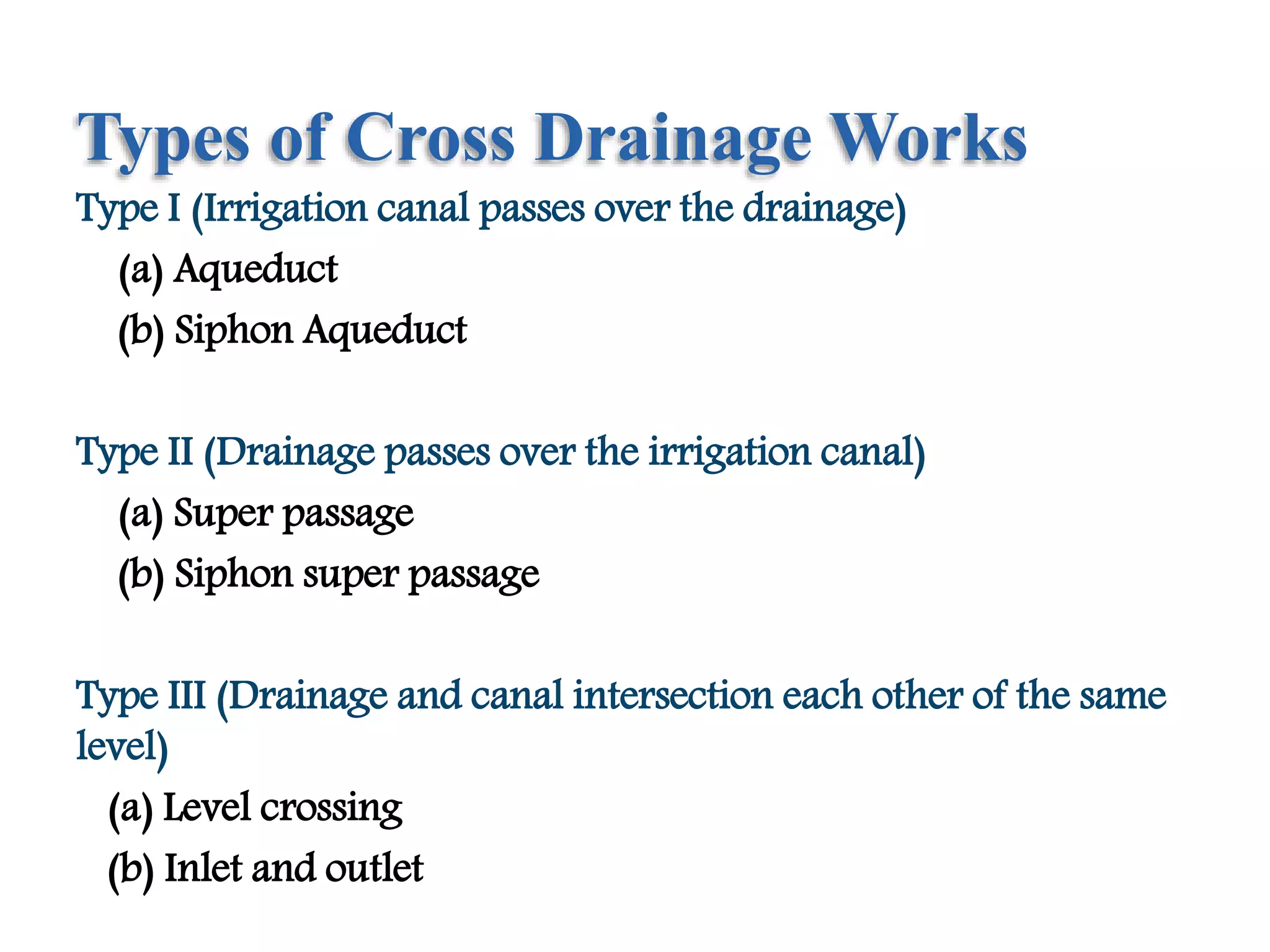 Cross Drainage Work | PPTX