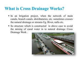 Cross Drainage Work | PPTX
