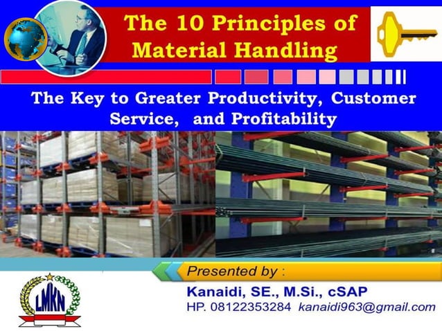 Teen Principles of Material Handling _ Materi Training "INVENTORY ...