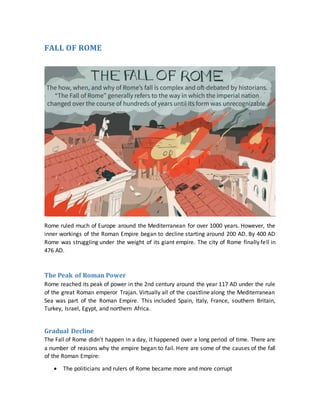 6.3.1 fall of rome | PDF