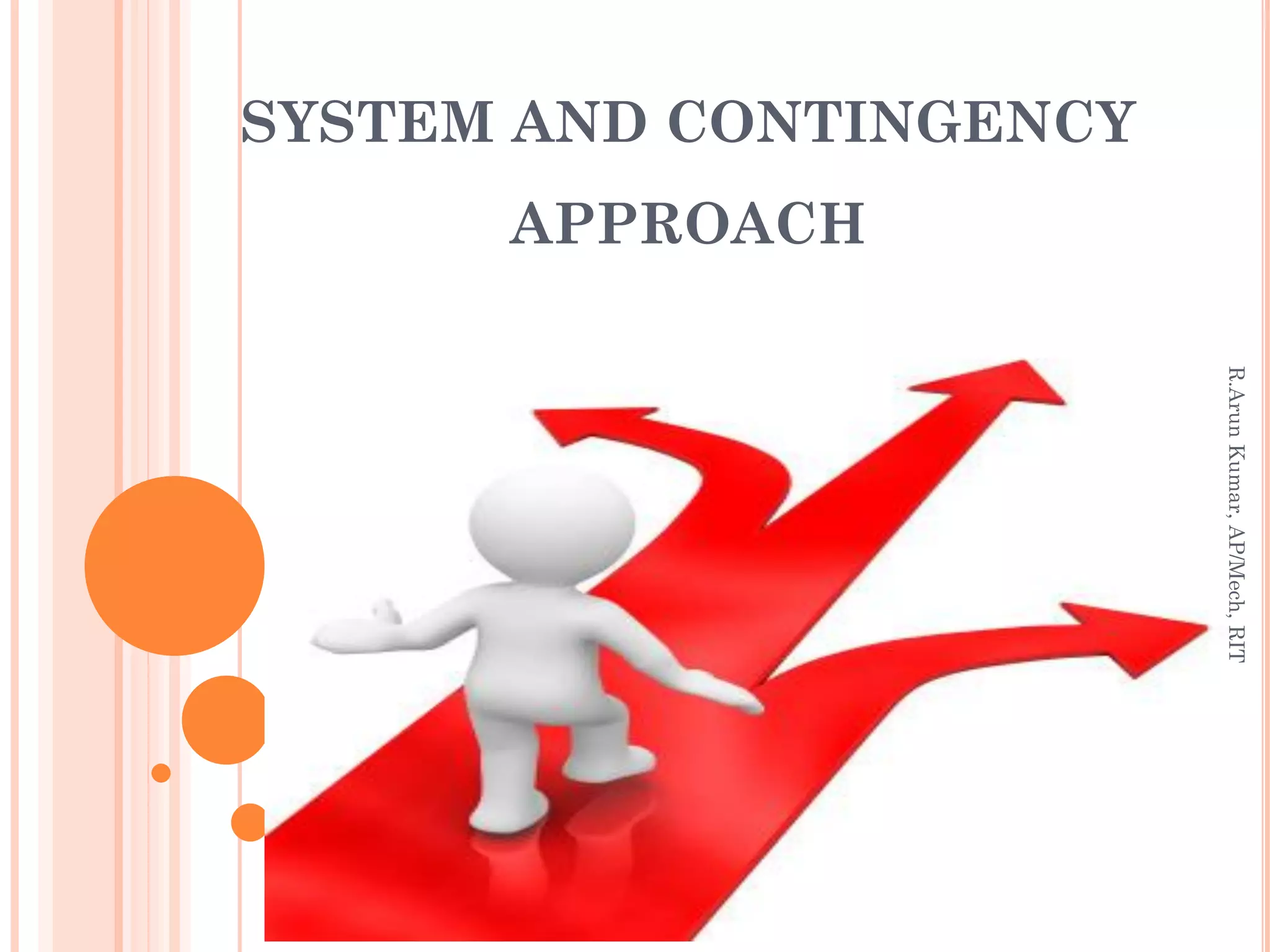 System and contingency approach | PDF