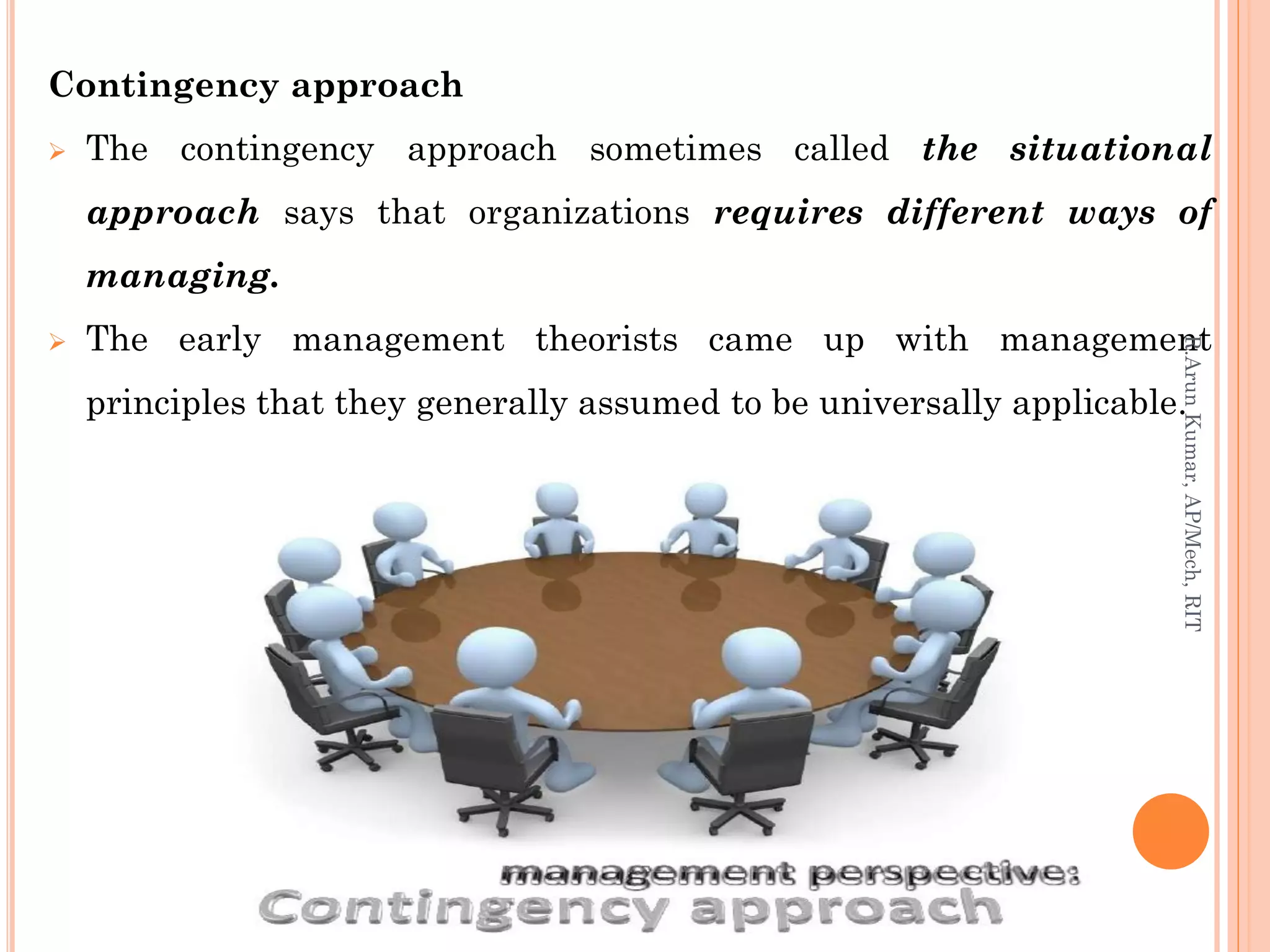 System and contingency approach | PDF