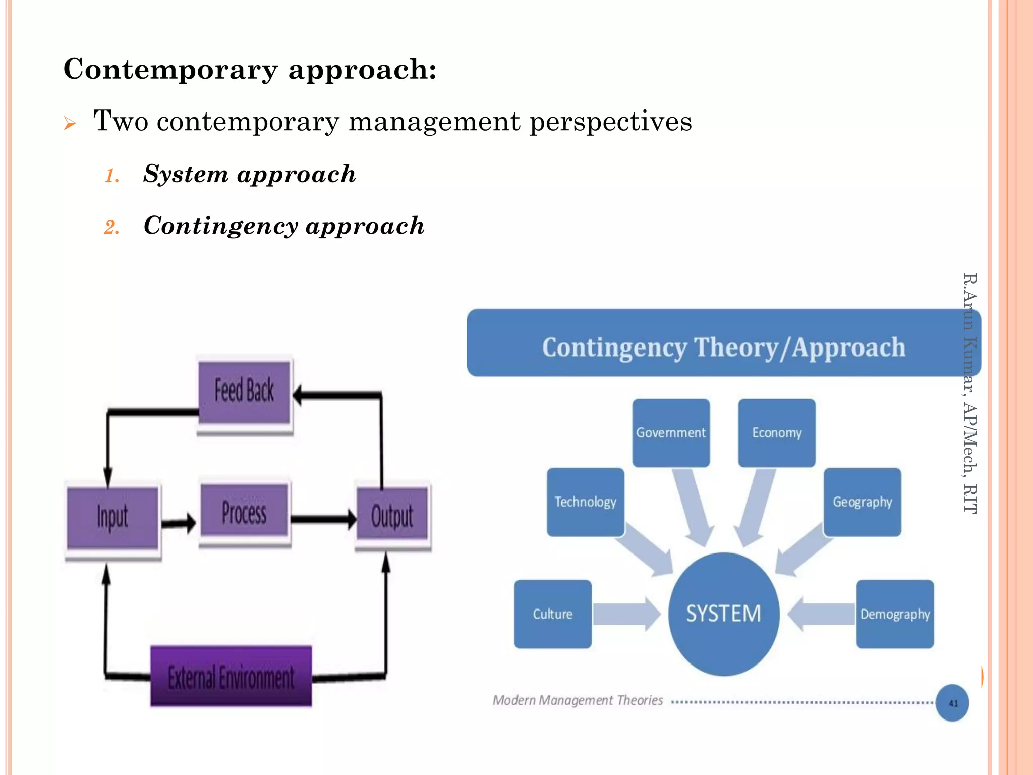 System and contingency approach | PDF