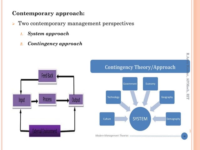 System and contingency approach | PDF | Business | Business and Finance