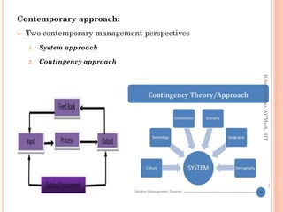 Contingency Approach To Management