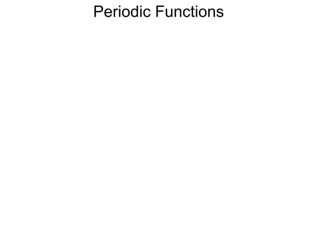 6 Graphs Of Trig Functions X Ppt