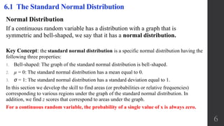 The Standard Normal Distribution | PPTX
