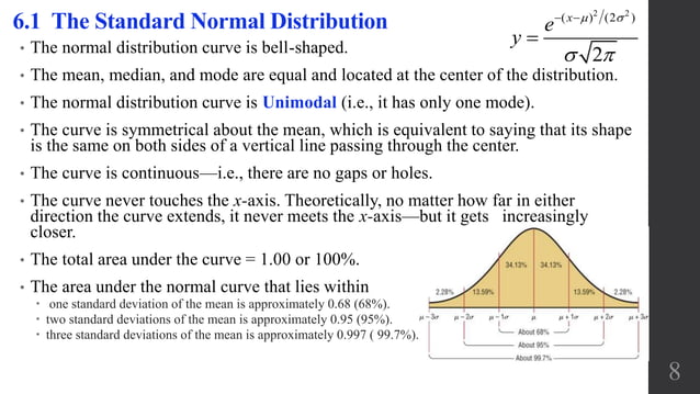 The Standard Normal Distribution | PPTX