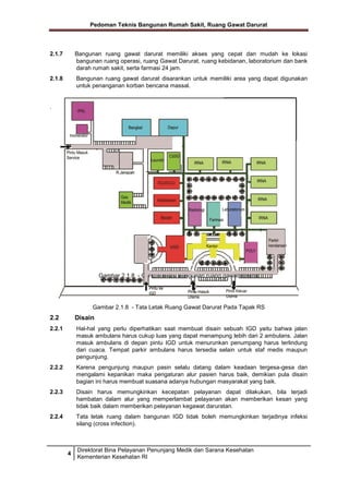 6. pedoman-bangunan-igd | PDF