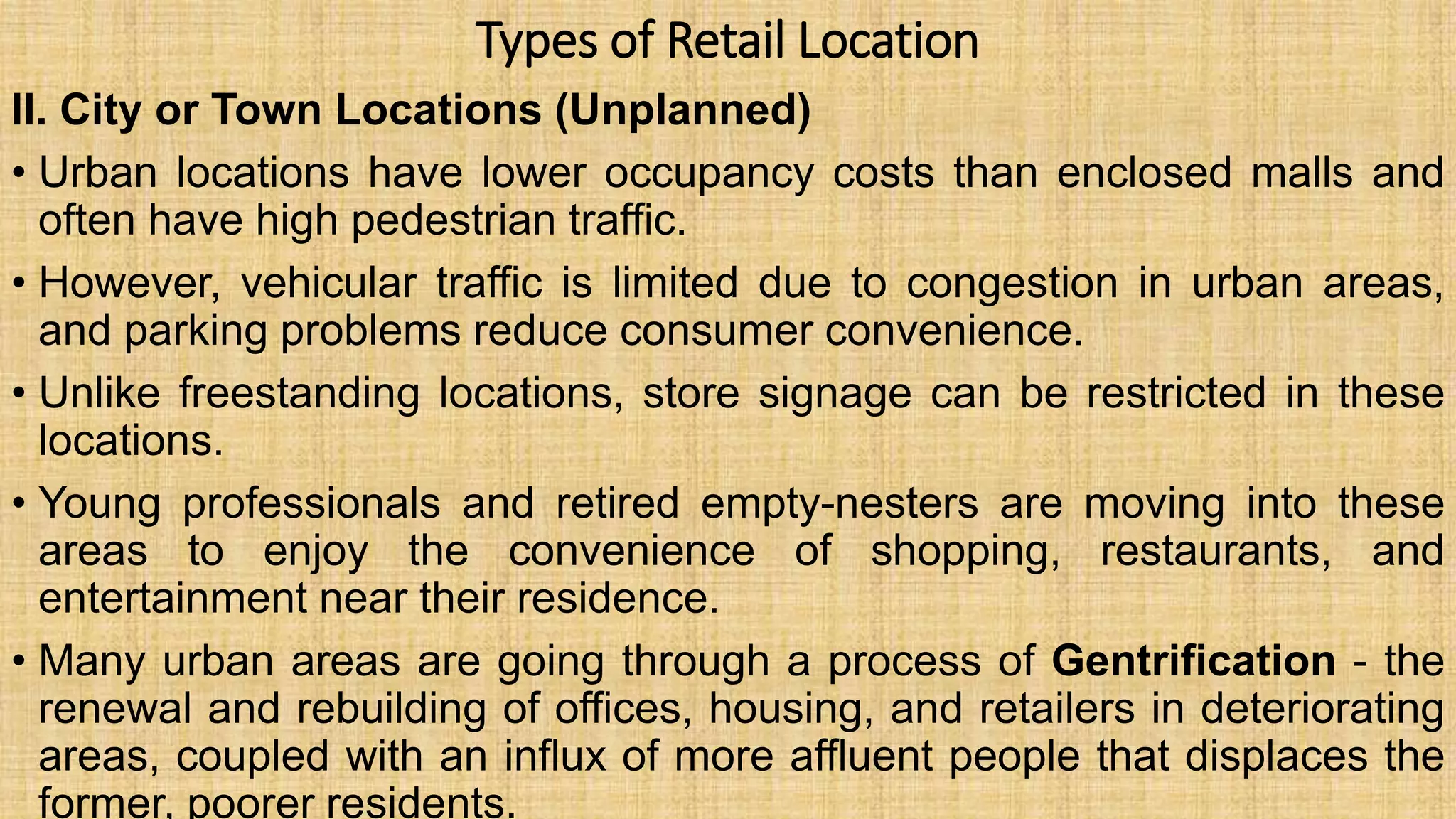 6. Retail Location Planning, Retail Site Location | PPTX