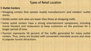 6. Retail Location Planning, Retail Site Location | PPTX