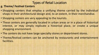 6. Retail Location Planning, Retail Site Location | PPTX