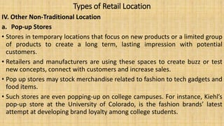 6. Retail Location Planning, Retail Site Location | PPTX