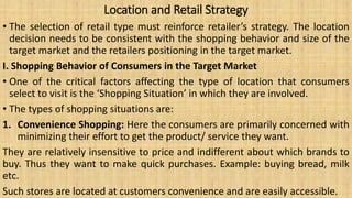 6. Retail Location Planning, Retail Site Location | PPTX