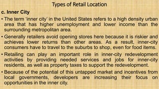 6. Retail Location Planning, Retail Site Location | PPTX