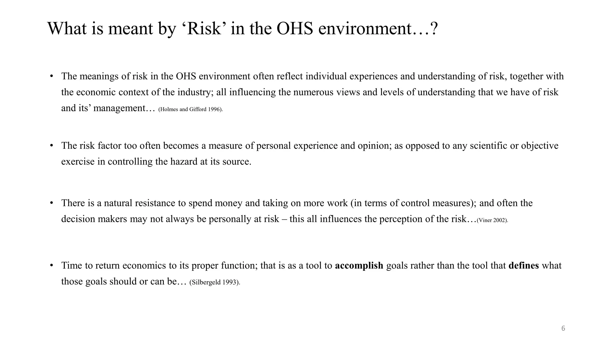 Critical Risk – it’s focus and application | PDF