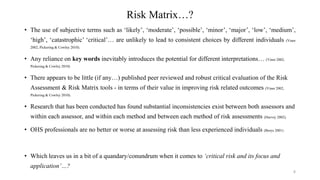 Critical Risk – it’s focus and application | PDF