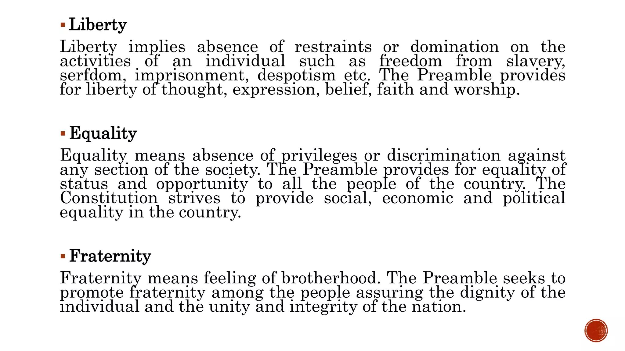 The preamble of the Constitution | PPTX