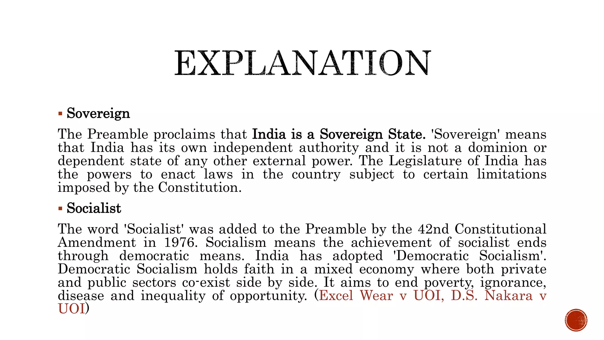 The preamble of the Constitution | PPTX