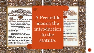 The preamble of the Constitution | PPTX