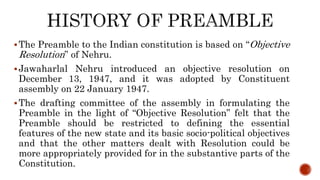 The preamble of the Constitution | PPTX