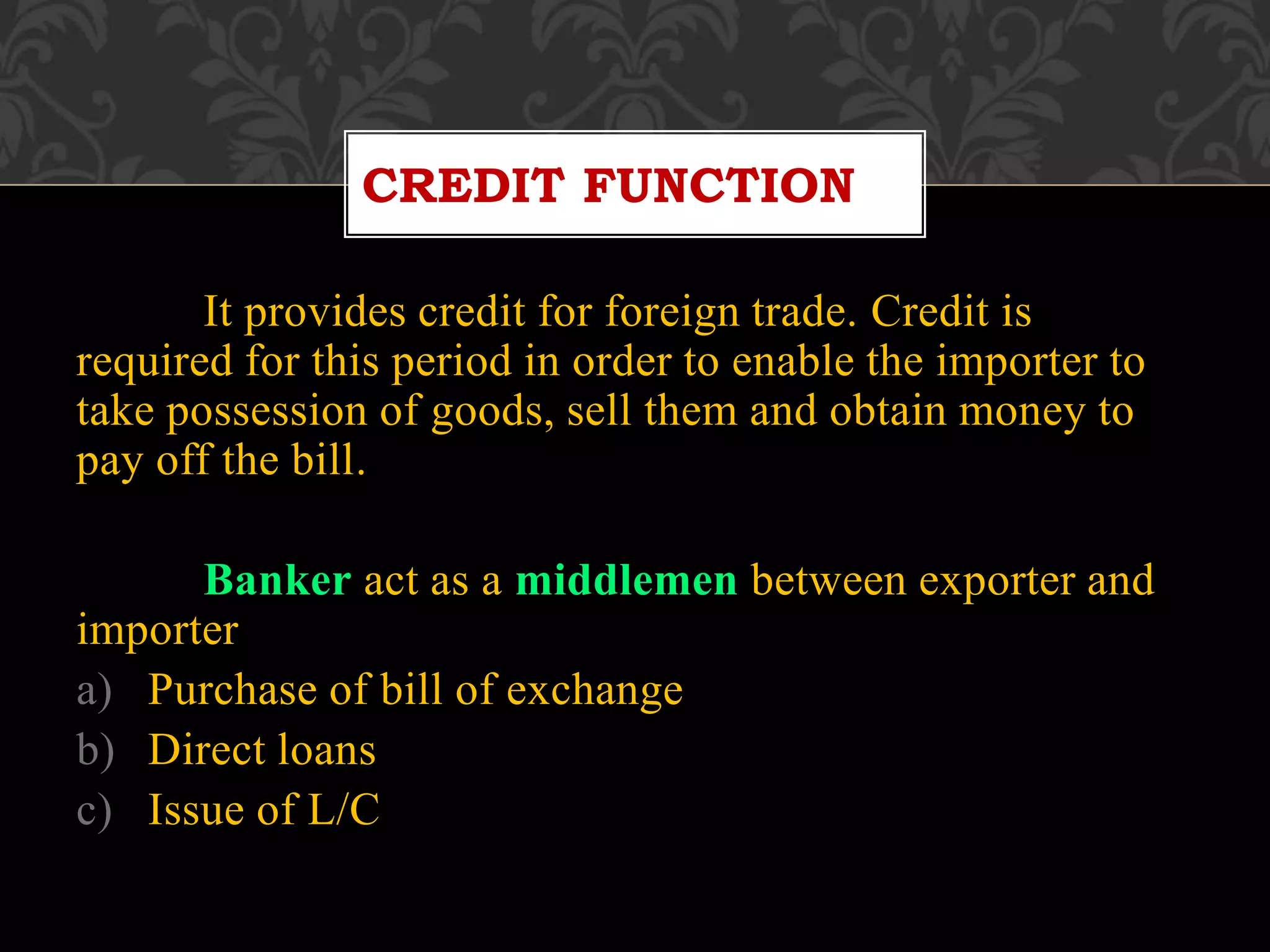 FUNCTIONS OF FOREIGN EXCHANGE MARKET | PPTX FUNCTIONS OF FOREIGN EXCHANGE MARKET | PPTX