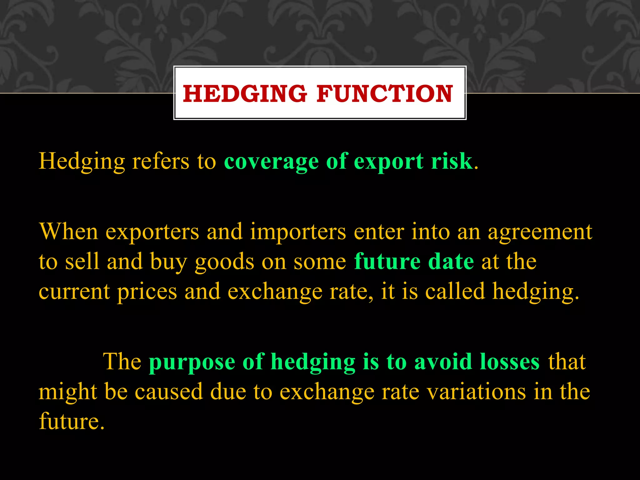 FUNCTIONS OF FOREIGN EXCHANGE MARKET | PPTX